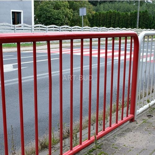 Bariera drogowa U11 stalowa ocynkowana i malowana szczeblinkowa ...