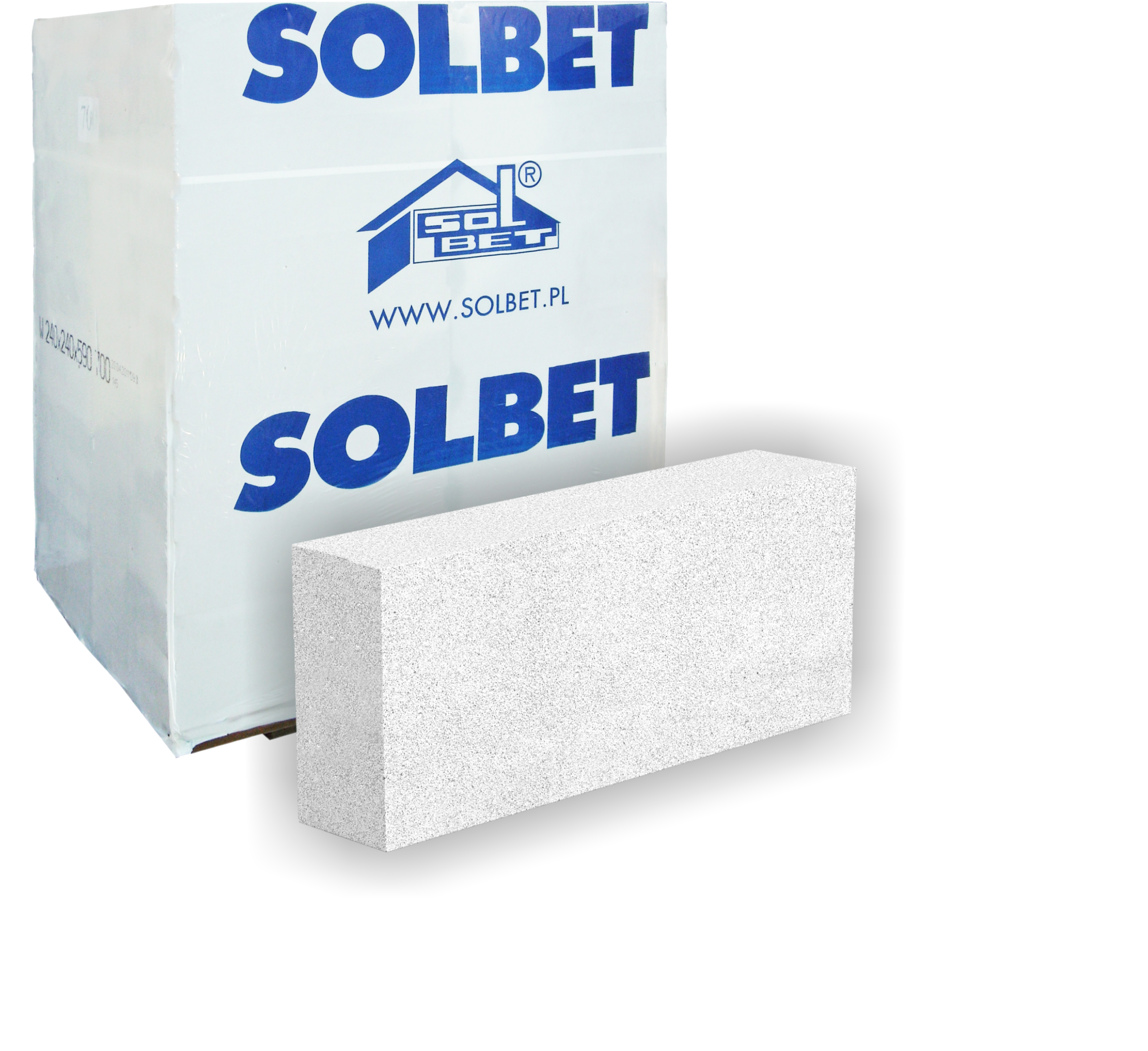 Beton komórkowy SOLBET OPTIMAL 500 wymiar 120x240x590mm - Artbud